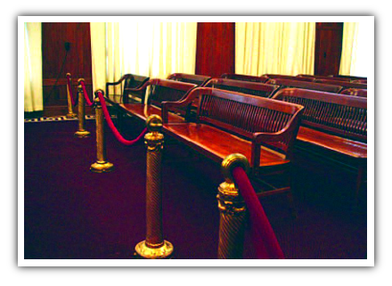 Fitting a Courtroom into Existing Space Using Flexible Furniture