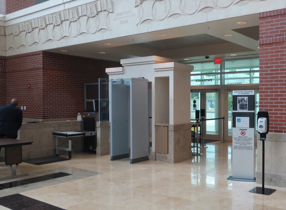 Designing an Effective Courthouse Security Screening Area