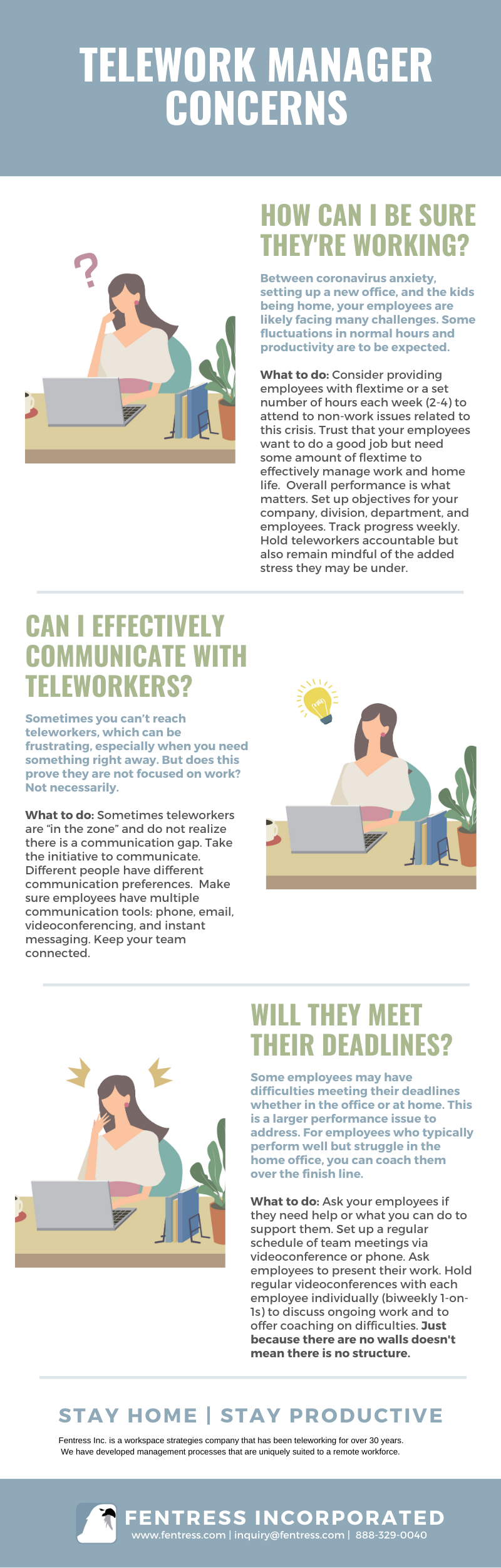 3 Top Telework Manager Concerns [infographic]